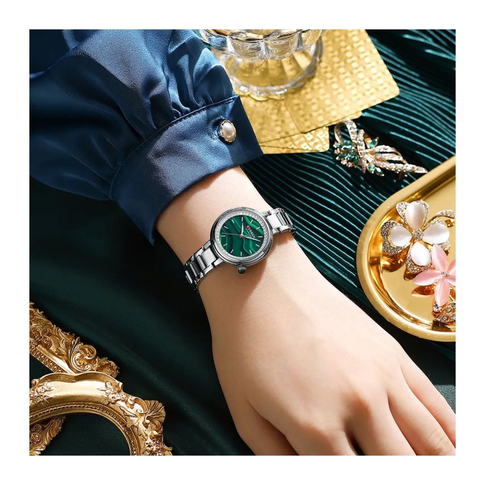 RELOJ PARA MUJER CURREN 9089 KRED661907 - PLATEADO – Kronotime