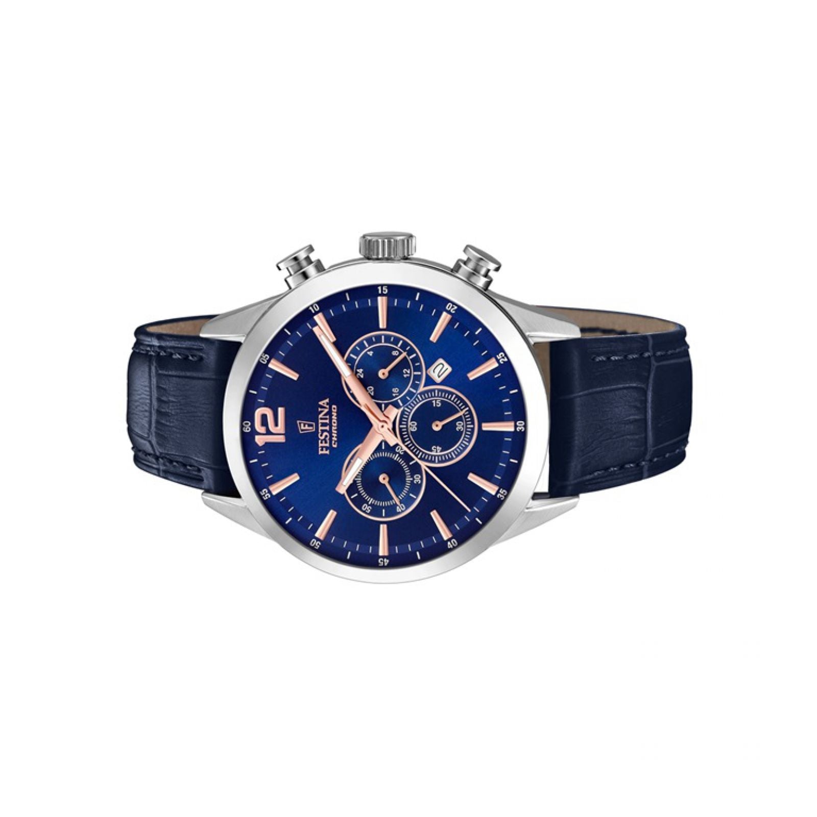 RELOJ CLÁSICO PARA HOMBRE FESTINA TIMELESS CHRONO F20542/4 - AZUL ...