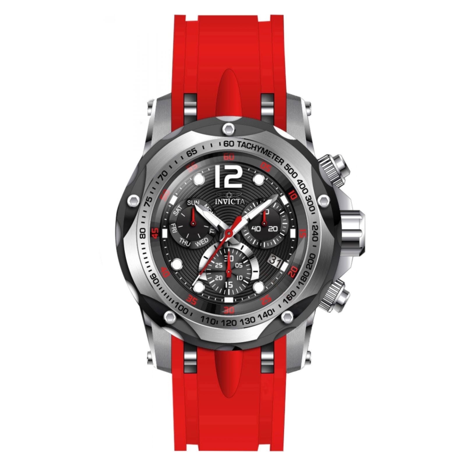 RELOJ DEPORTIVO PARA HOMBRE INVICTA SPEEDWAY 33934 - ROJO – Kronotime