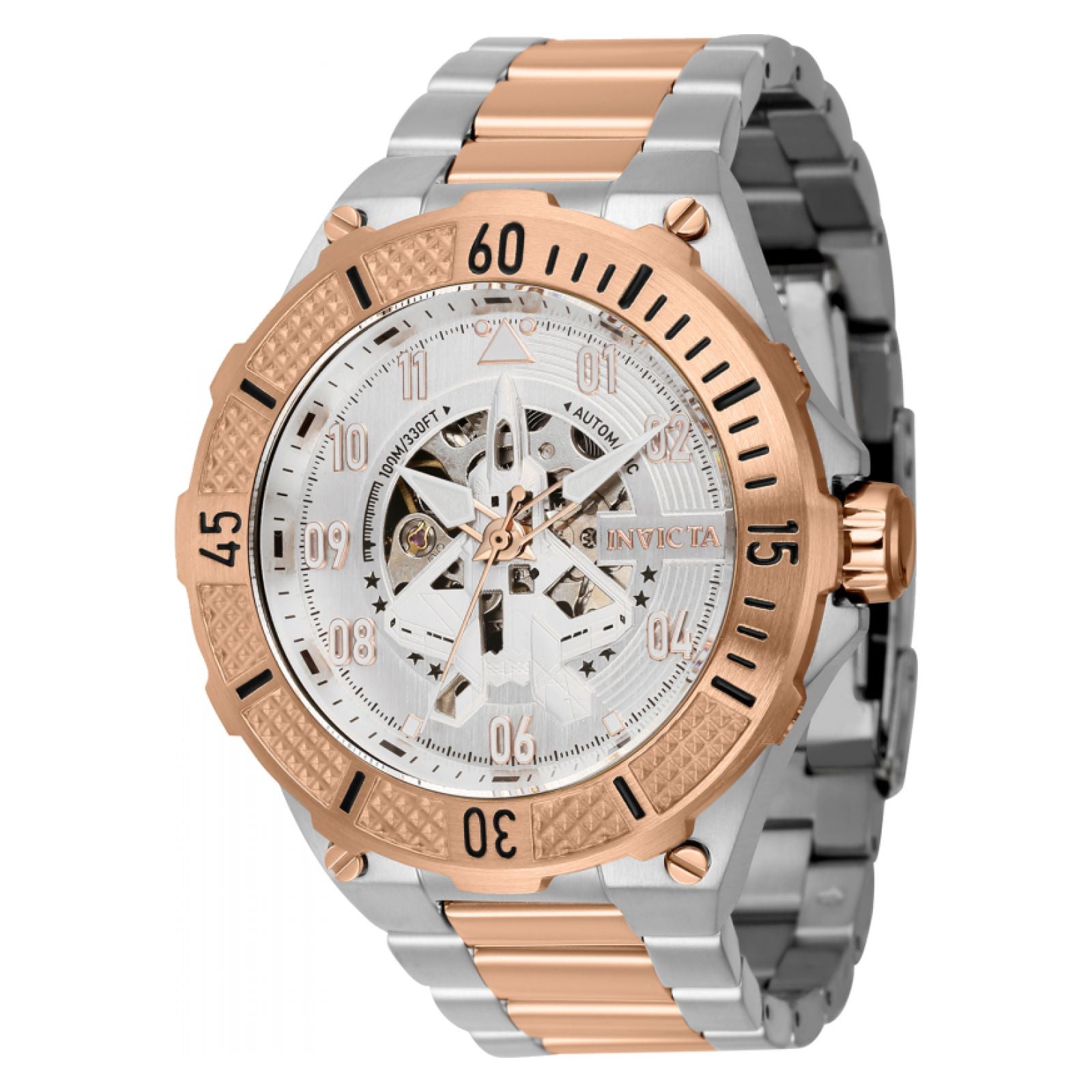RELOJ PARA HOMBRE INVICTA AVIATOR 39912 - ORO ROSA, ACERO – Kronotime