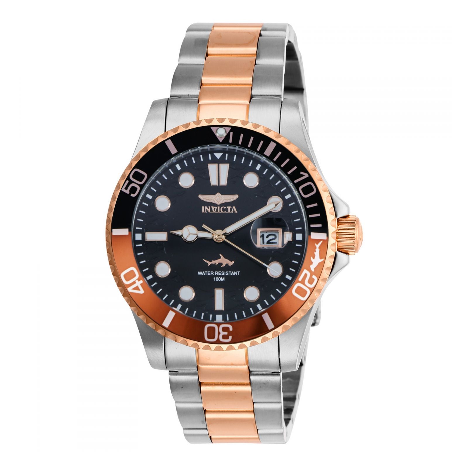 RELOJ PARA HOMBRE INVICTA PRO DIVER 44717 - ORO ROSA, ACERO – Kronotime